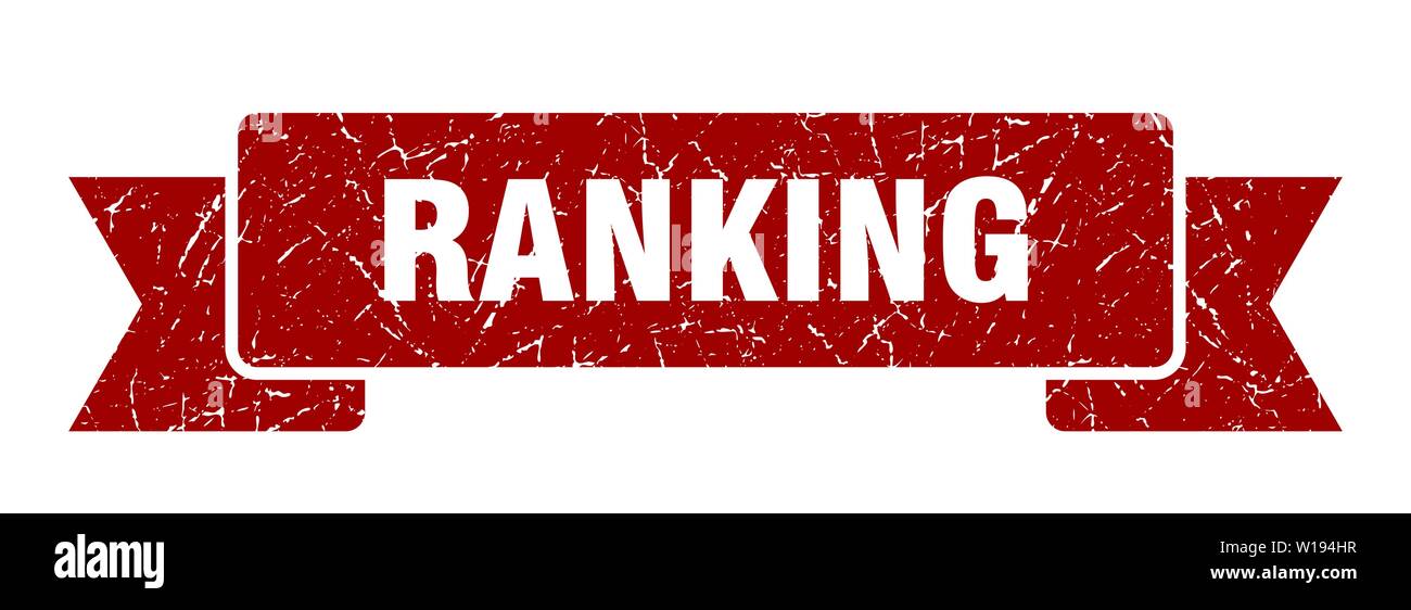 ranking grunge ribbon. ranking sign. ranking banner Stock Vector Image & Art - Alamy