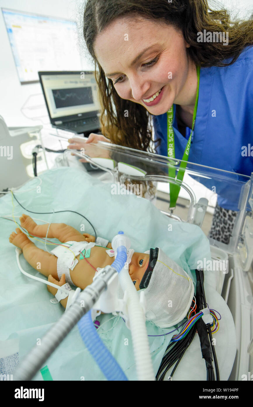 London, UK. 1 July 2019. A researcher from University of London ...