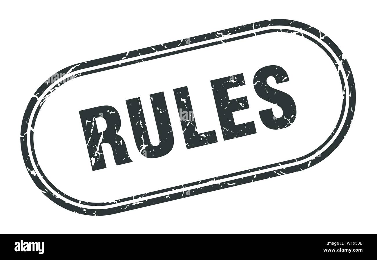 rules stamp. rules square grunge sign. rules Stock Vector Image & Art ...