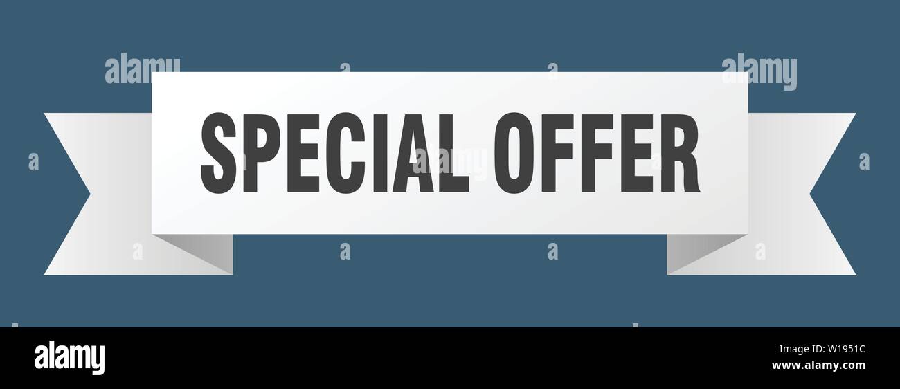 special offer ribbon. special offer isolated sign. special offer banner ...