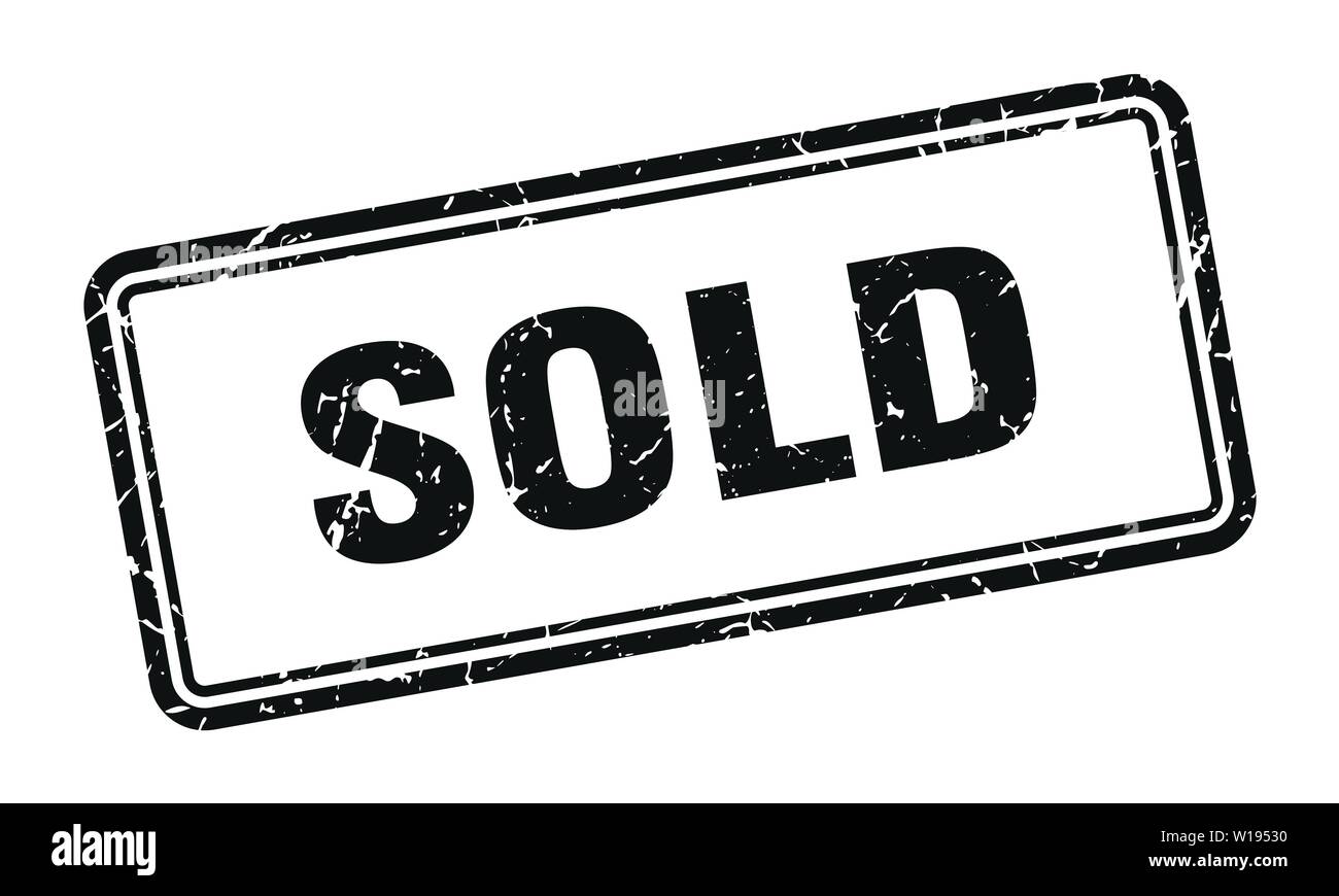 sold stamp. sold square grunge sign. sold Stock Vector Image & Art - Alamy