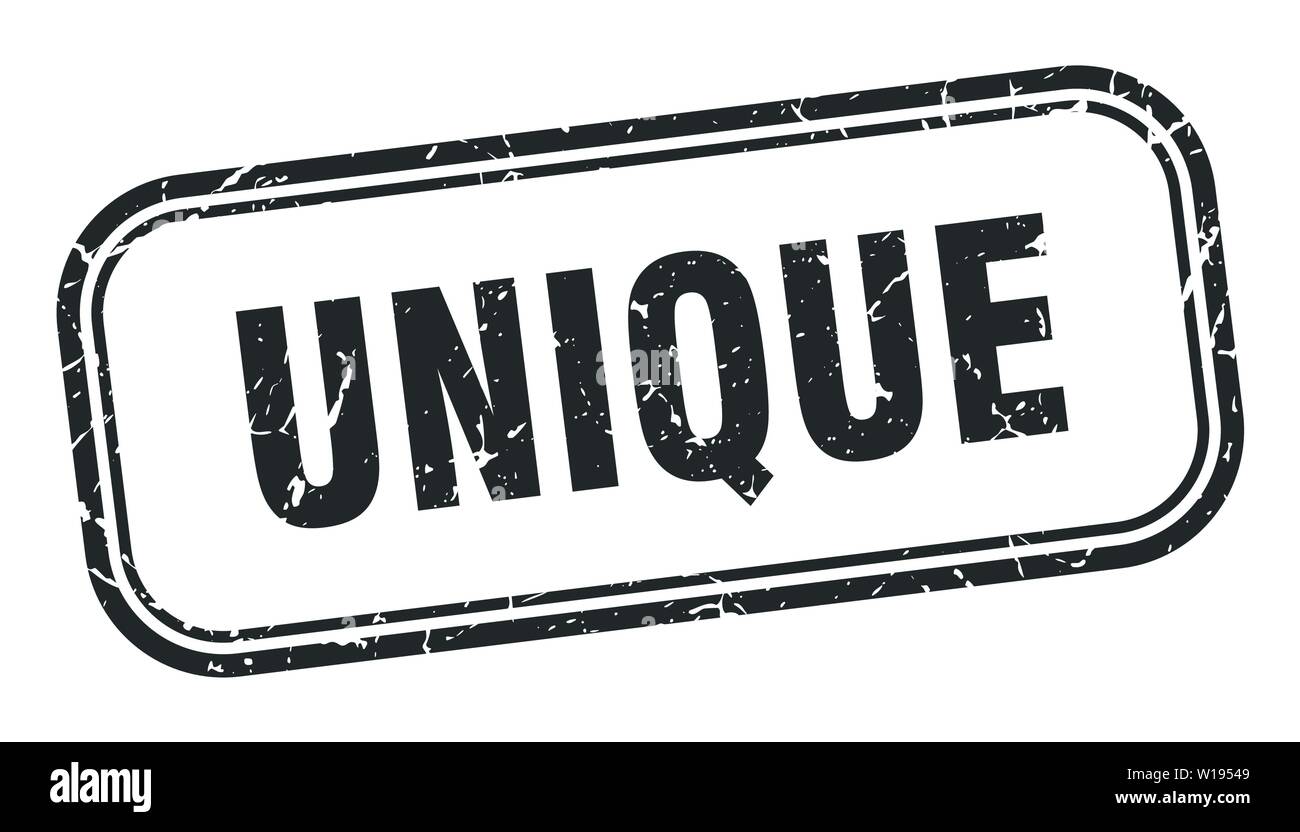 unique stamp. unique square grunge sign. unique Stock Vector Image ...