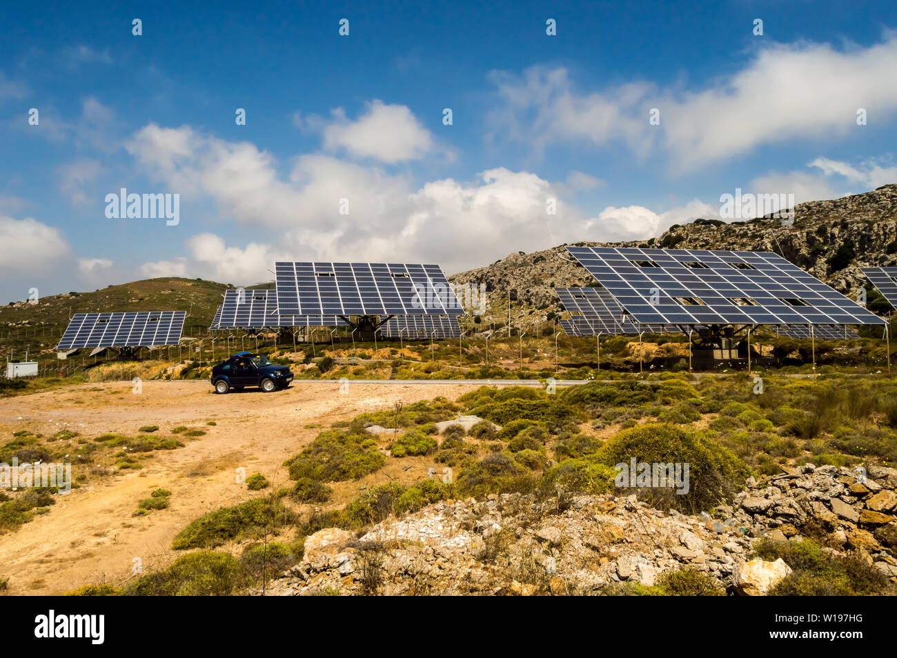 Solar power greece hi-res stock photography and images - Alamy