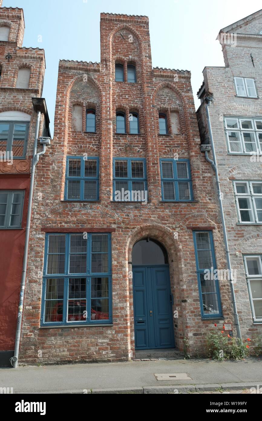 Lubeck, Schleswig-Holstein, Germany, Architecture, River Trave, Flemish ...