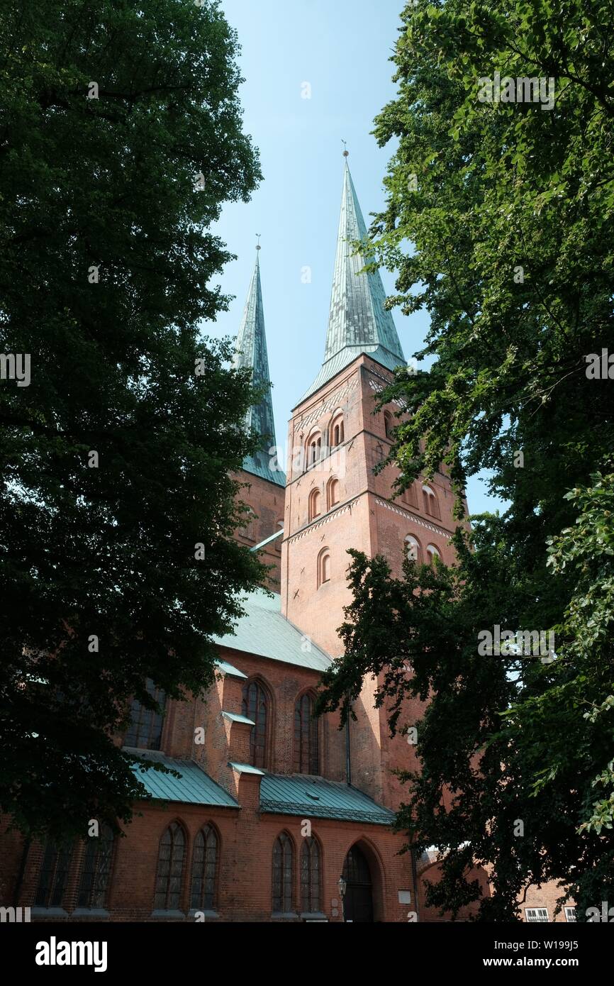 Lubeck, Schleswig-Holstein, Germany, Architecture, River Trave, Flemish ...