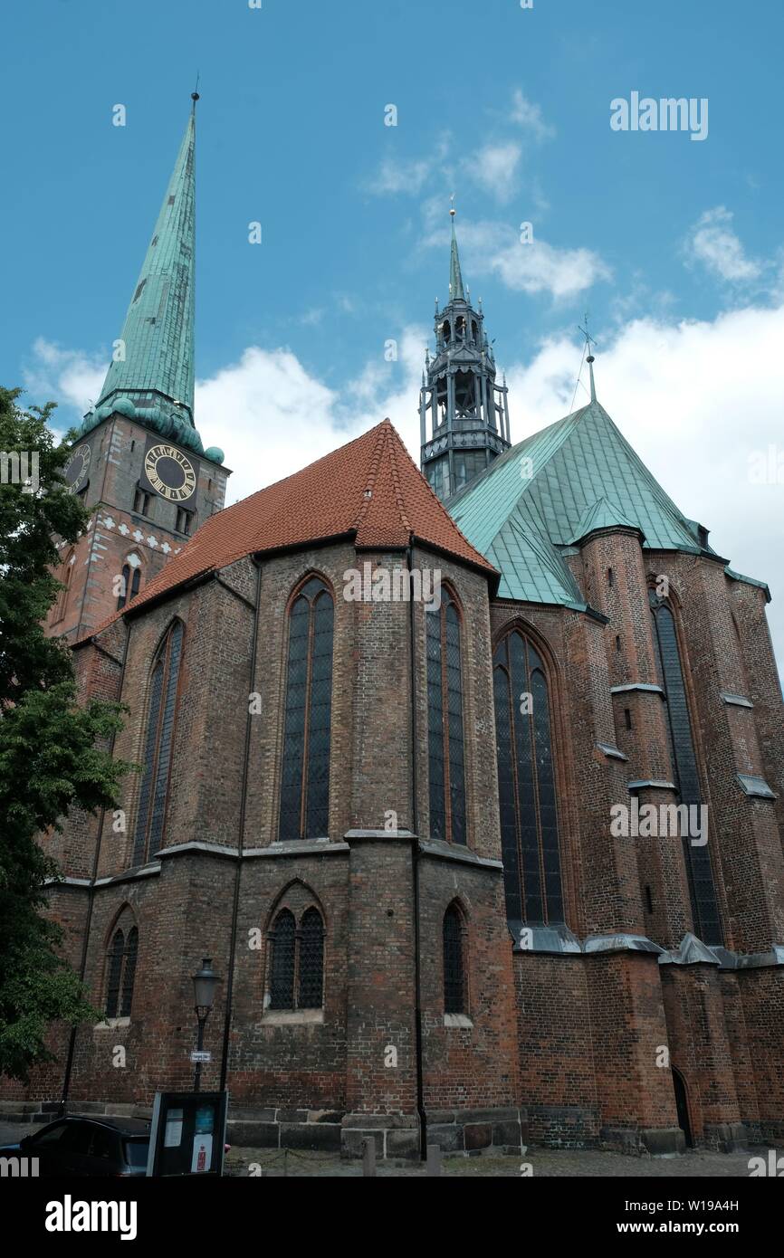 Lubeck, Schleswig-Holstein, Germany, Architecture, River Trave, Flemish ...