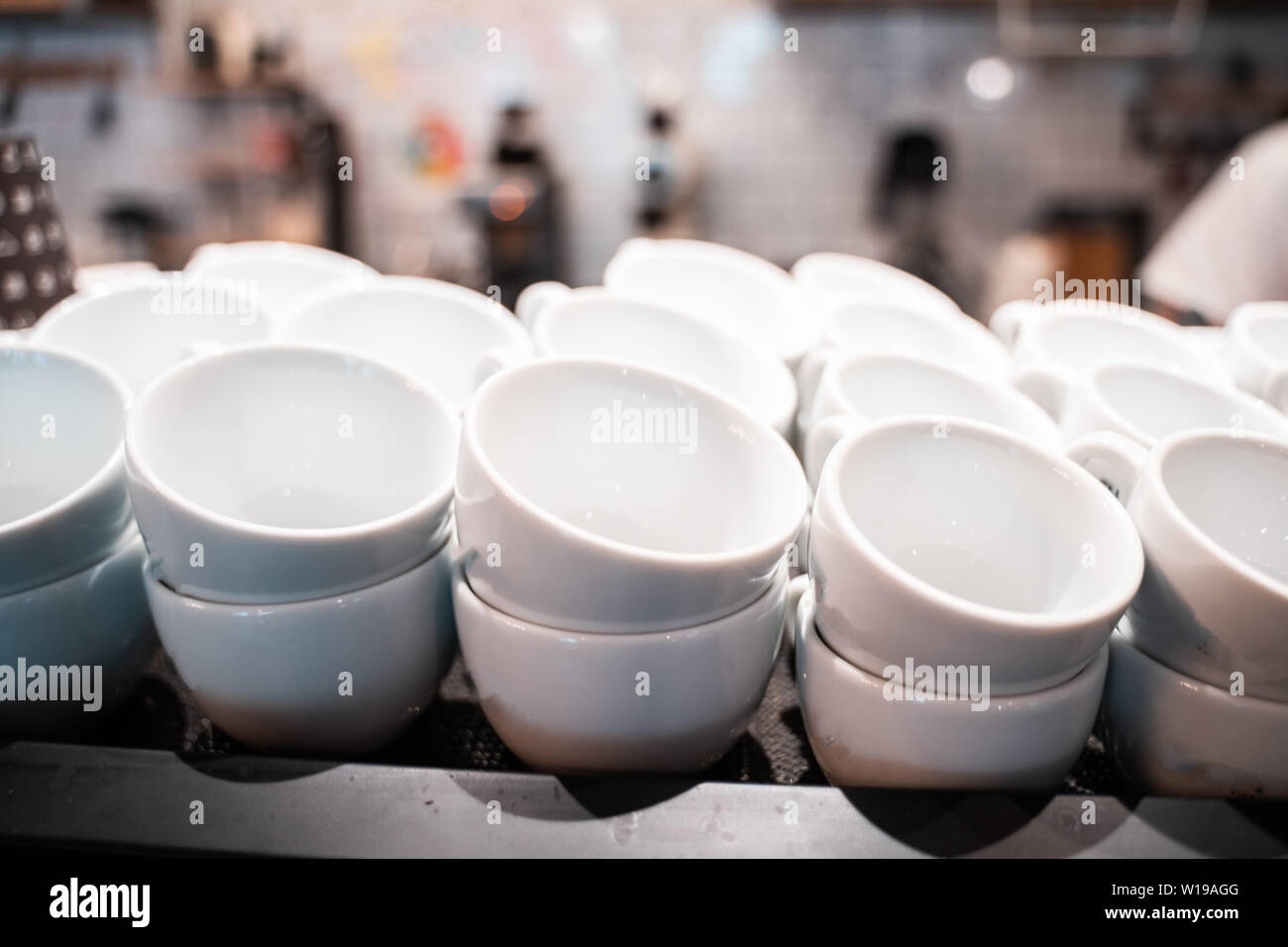 Piles up cups hi-res stock photography and images - Alamy