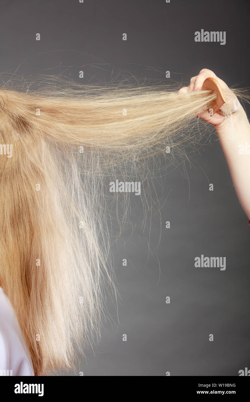 Static hair woman hi-res stock photography and images - Alamy