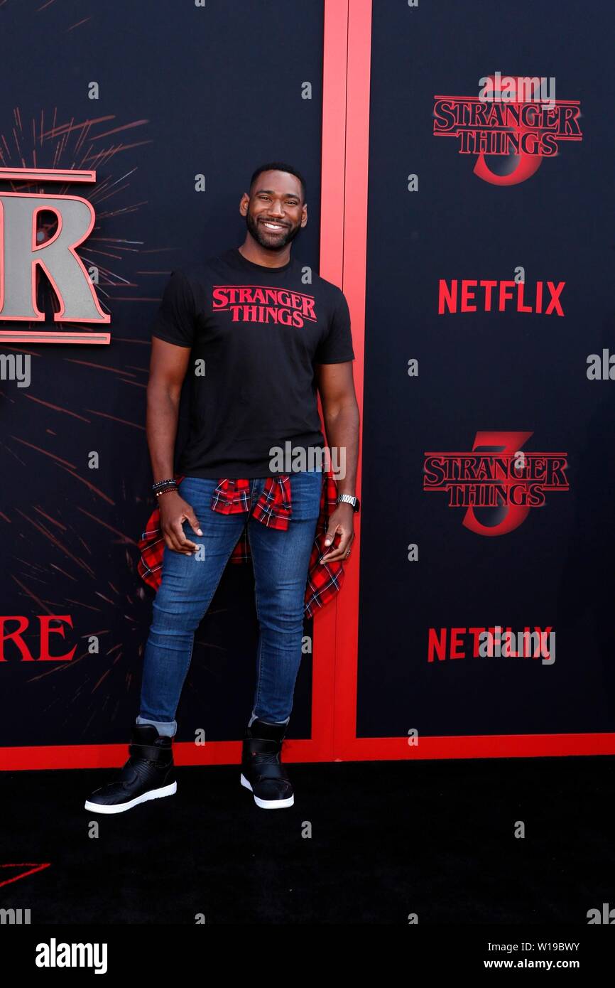 Anthony Alabi at arrivals for STRANGER THINGS 3 Season Premiere on ...