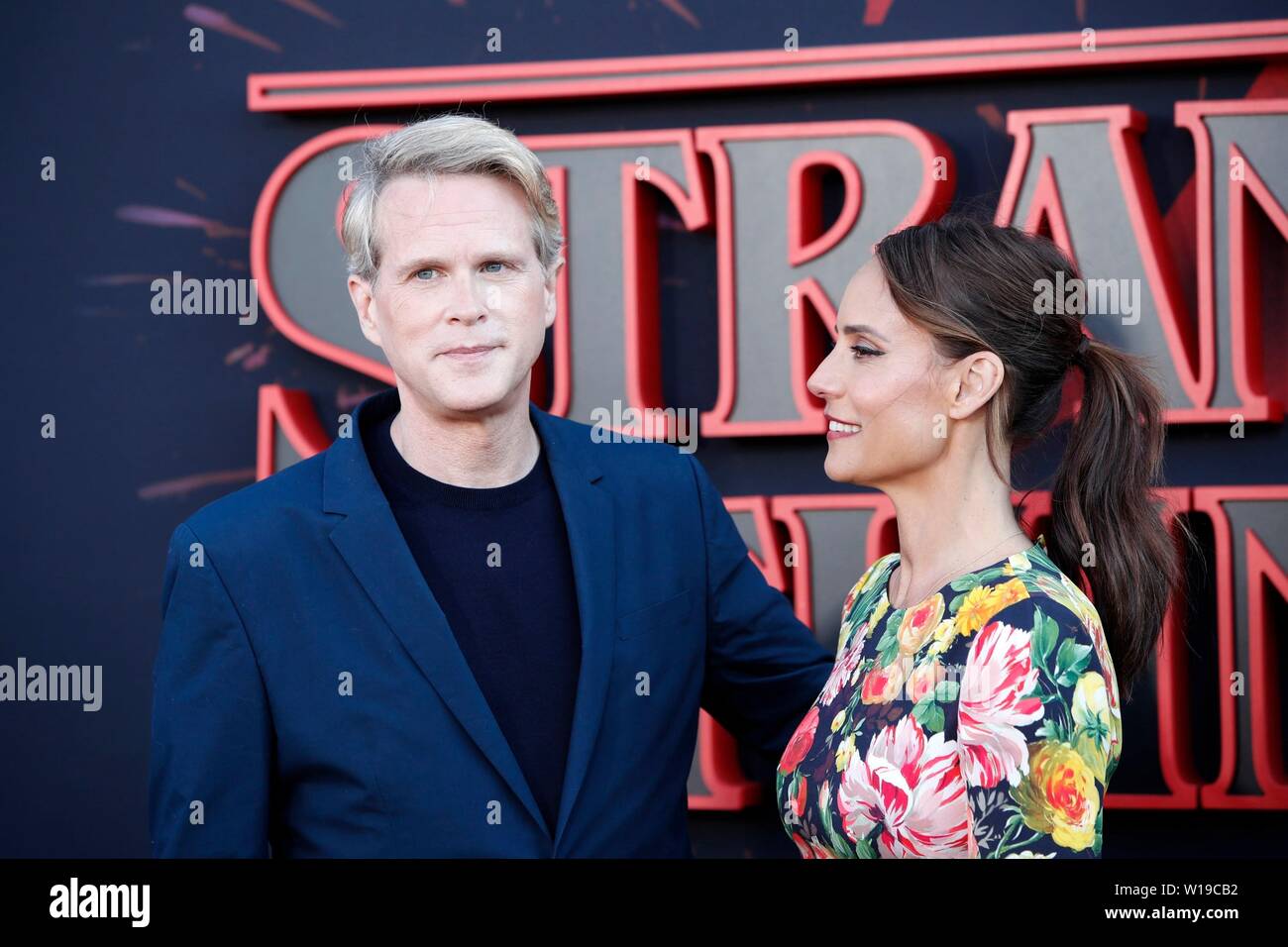 Cary Elwes, Lisa Marie Kubikoff at arrivals for STRANGER THINGS 3 ...