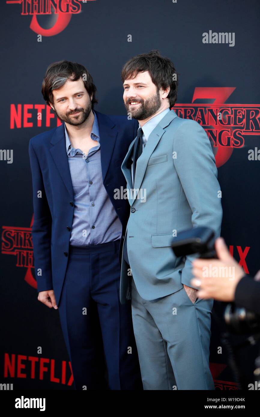 Matt Duffer. Ross Duffer at arrivals for STRANGER THINGS 3 Season ...