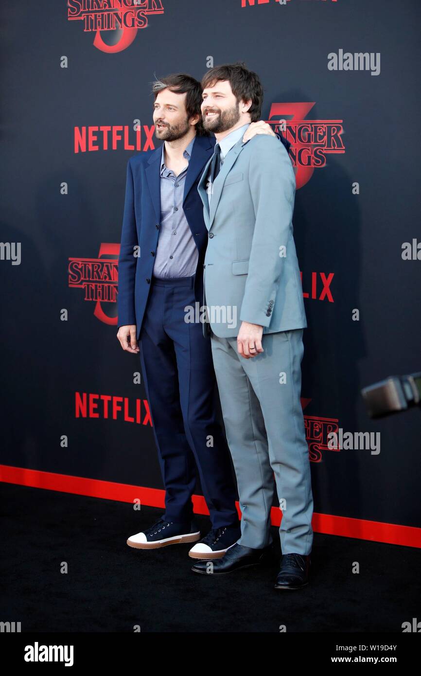 Matt Duffer. Ross Duffer at arrivals for STRANGER THINGS 3 Season ...