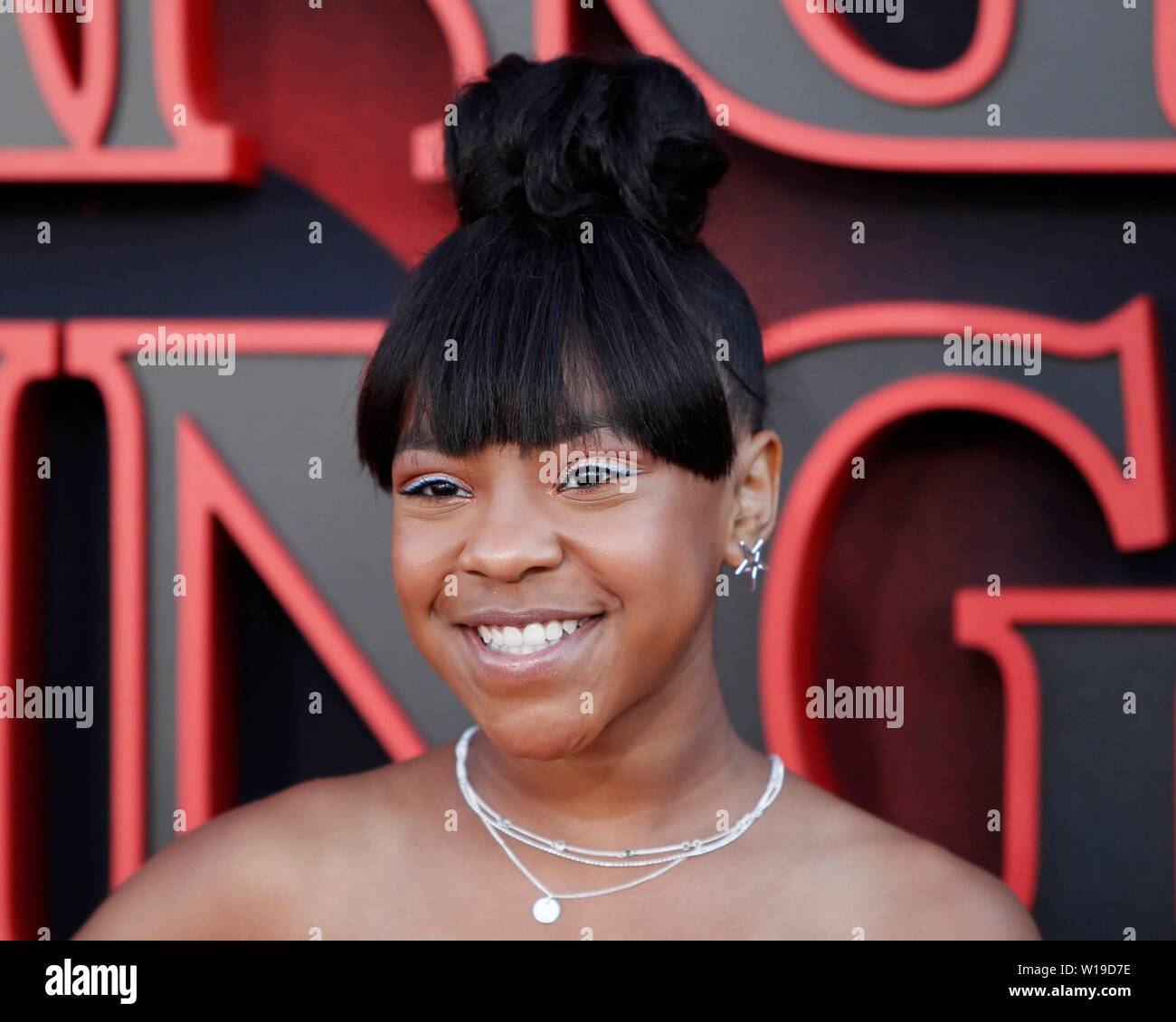 Priah Ferguson at arrivals for STRANGER THINGS 3 Season Premiere on ...