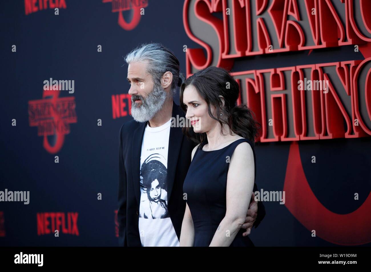 Scott Hahn, Winona Ryder at arrivals for STRANGER THINGS 3 Season ...