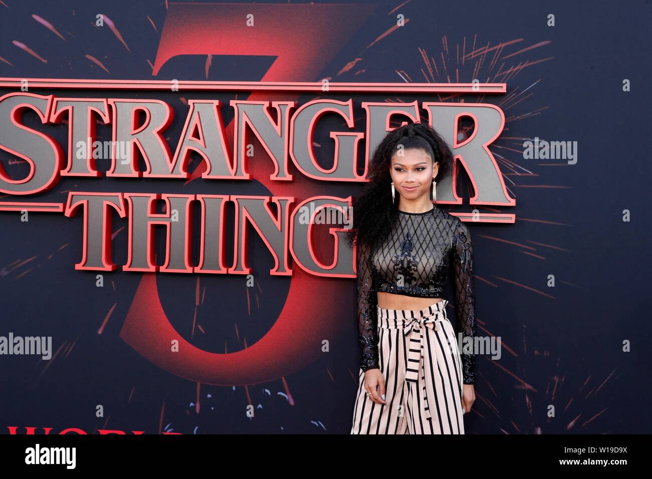 Sierra Capri at arrivals for STRANGER THINGS 3 Season Premiere on ...