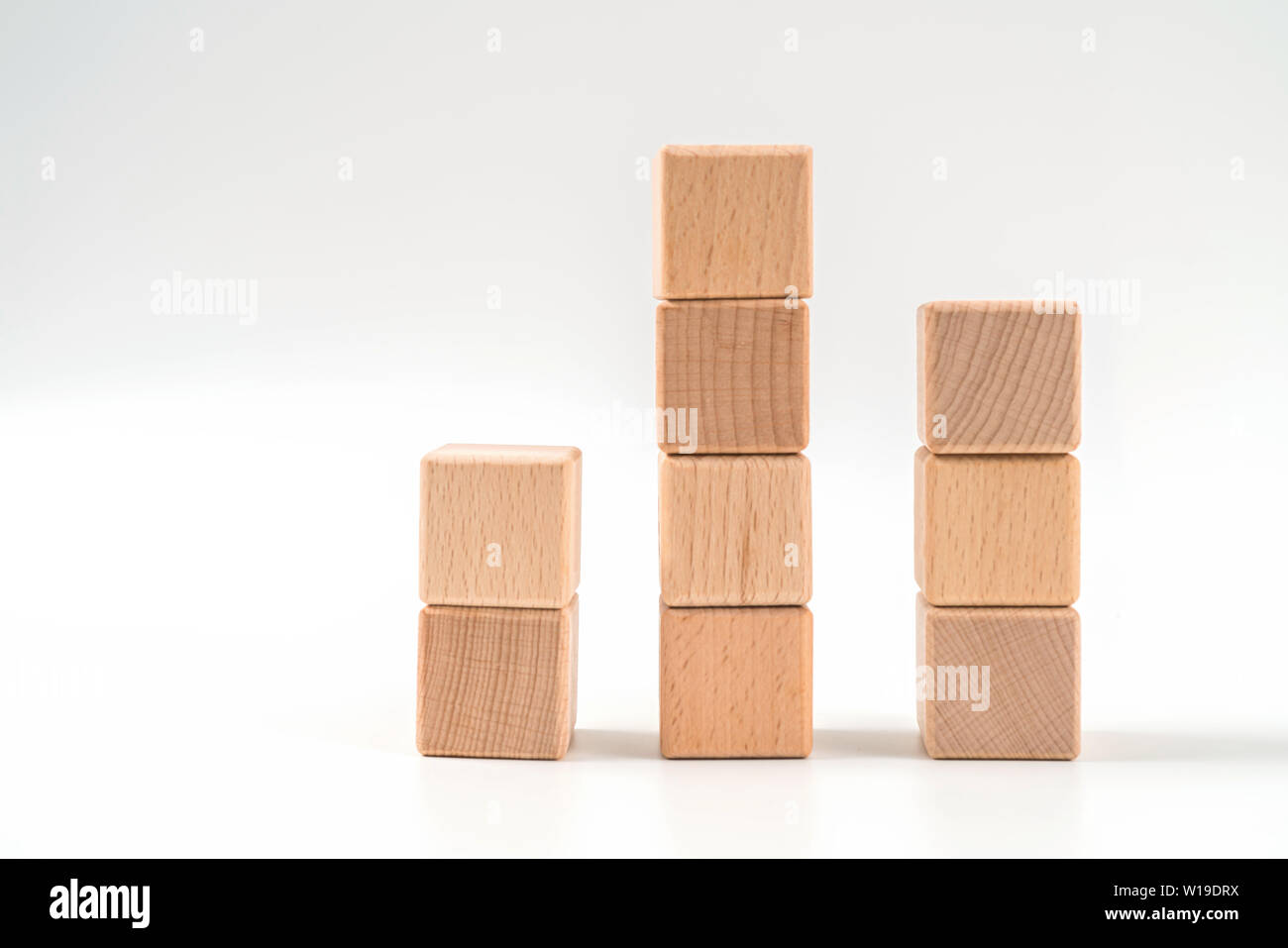 brown wood bricks tower Stock Photo - Alamy