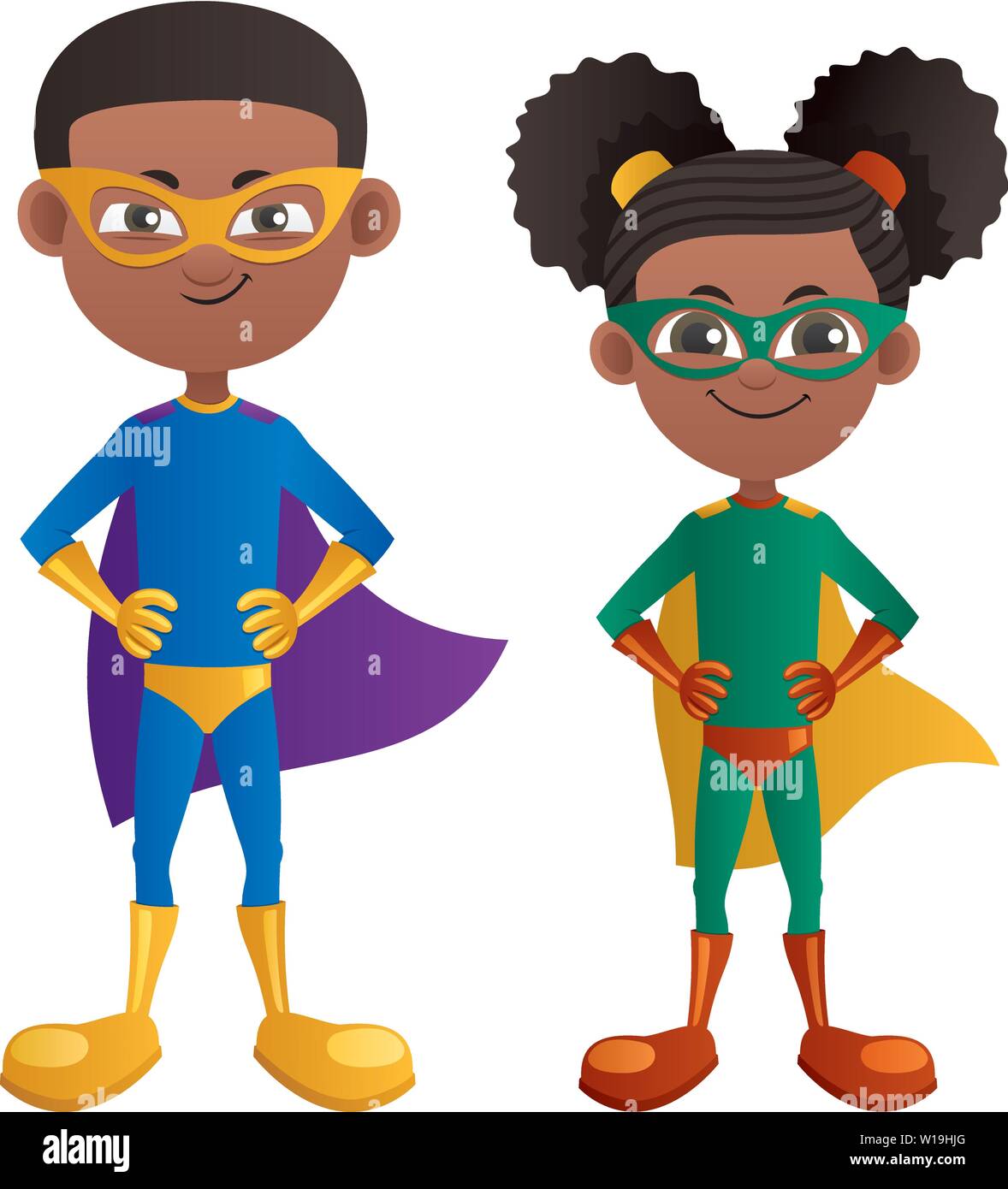 Cartoon little boy superhero hi-res stock photography and images - Alamy