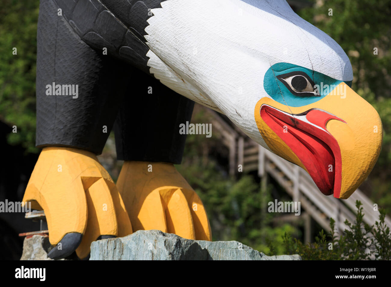 Eagle Park, Ketchikan, Alaska, USA Stock Photo - Alamy