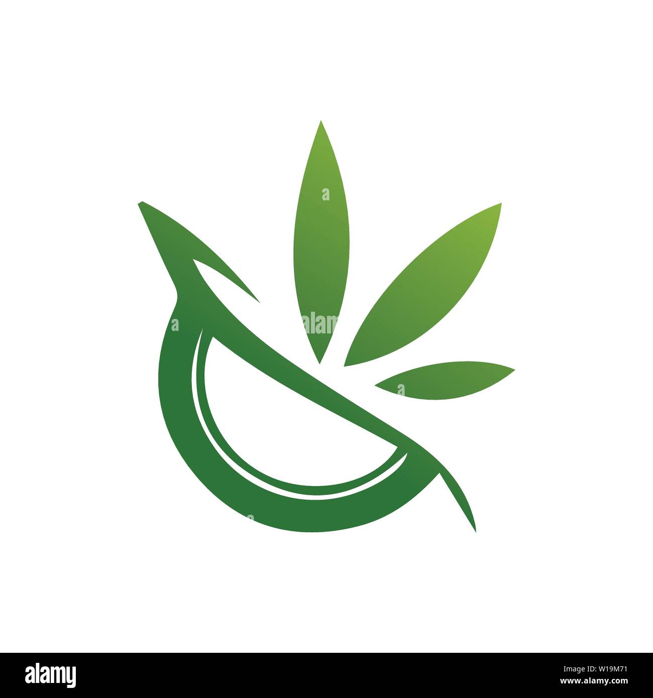 Cannabis logos hi-res stock photography and images - Alamy