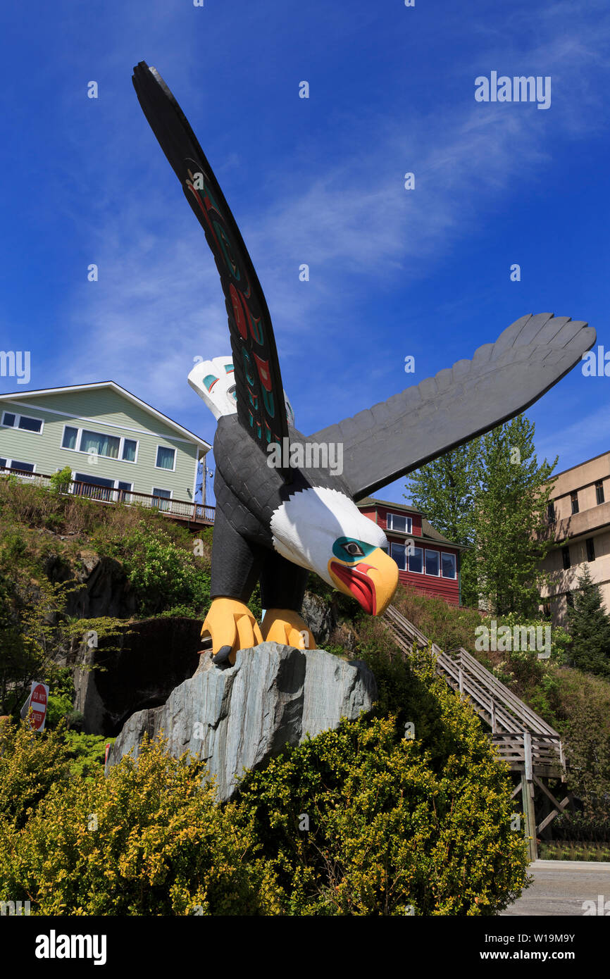 Eagle Park, Ketchikan, Alaska, USA Stock Photo - Alamy