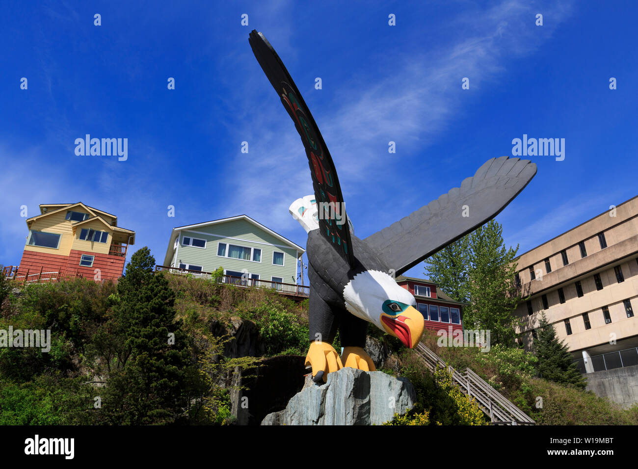 Eagle Park, Ketchikan, Alaska, USA Stock Photo - Alamy