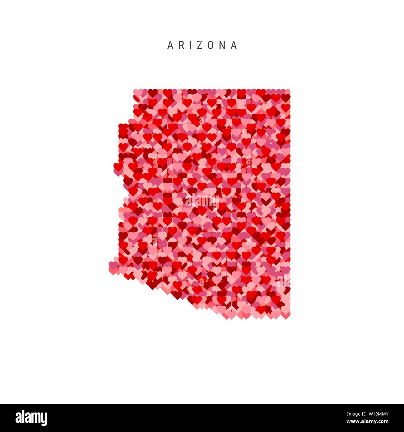Arizona tourist map hi-res stock photography and images - Alamy