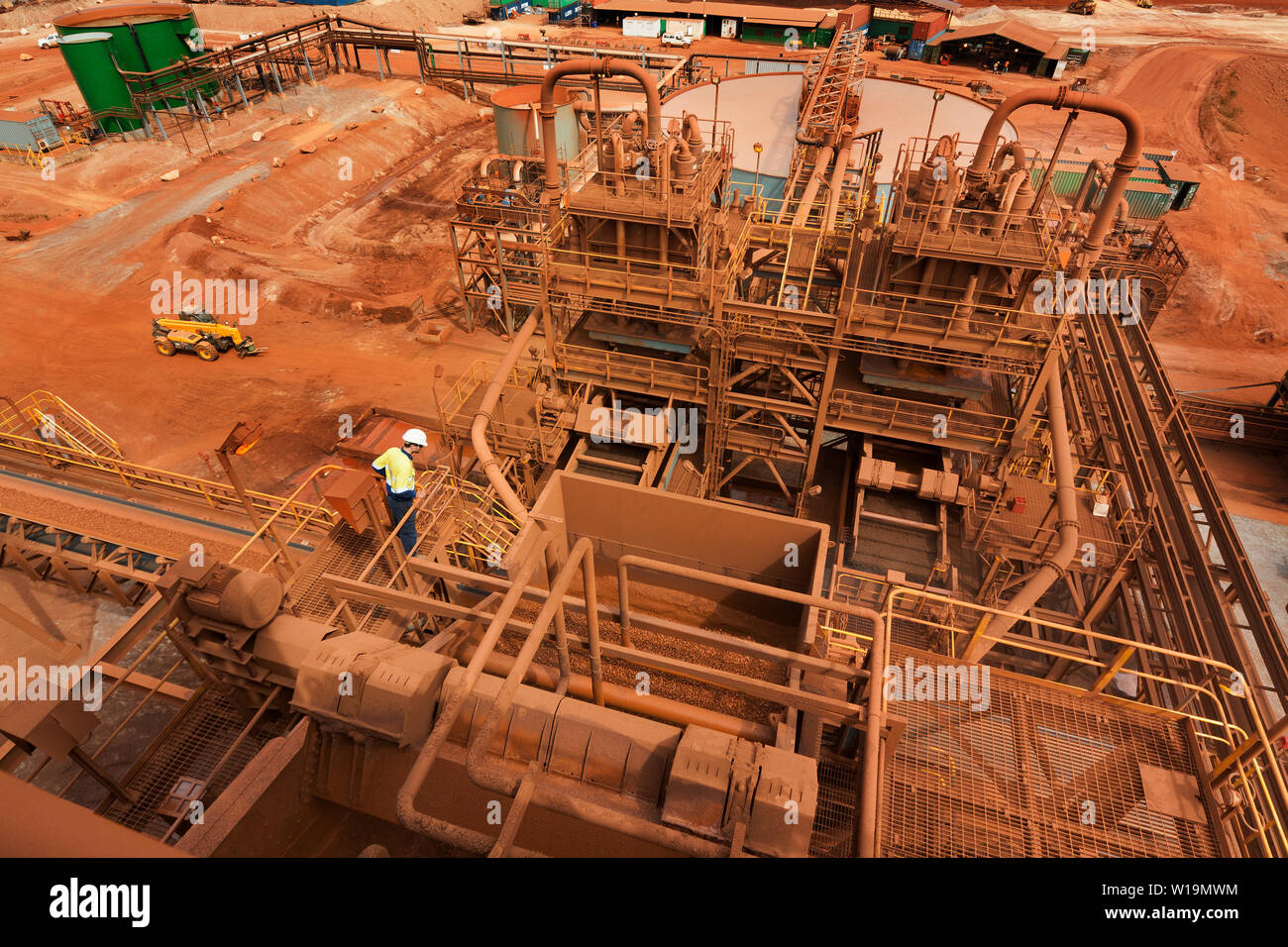 Mining conveyor ore hi-res stock photography and images - Alamy