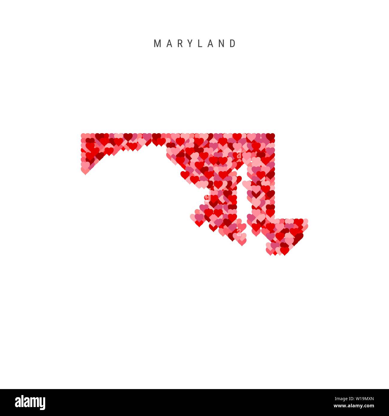 Maryland heart Stock Vector Images - Alamy