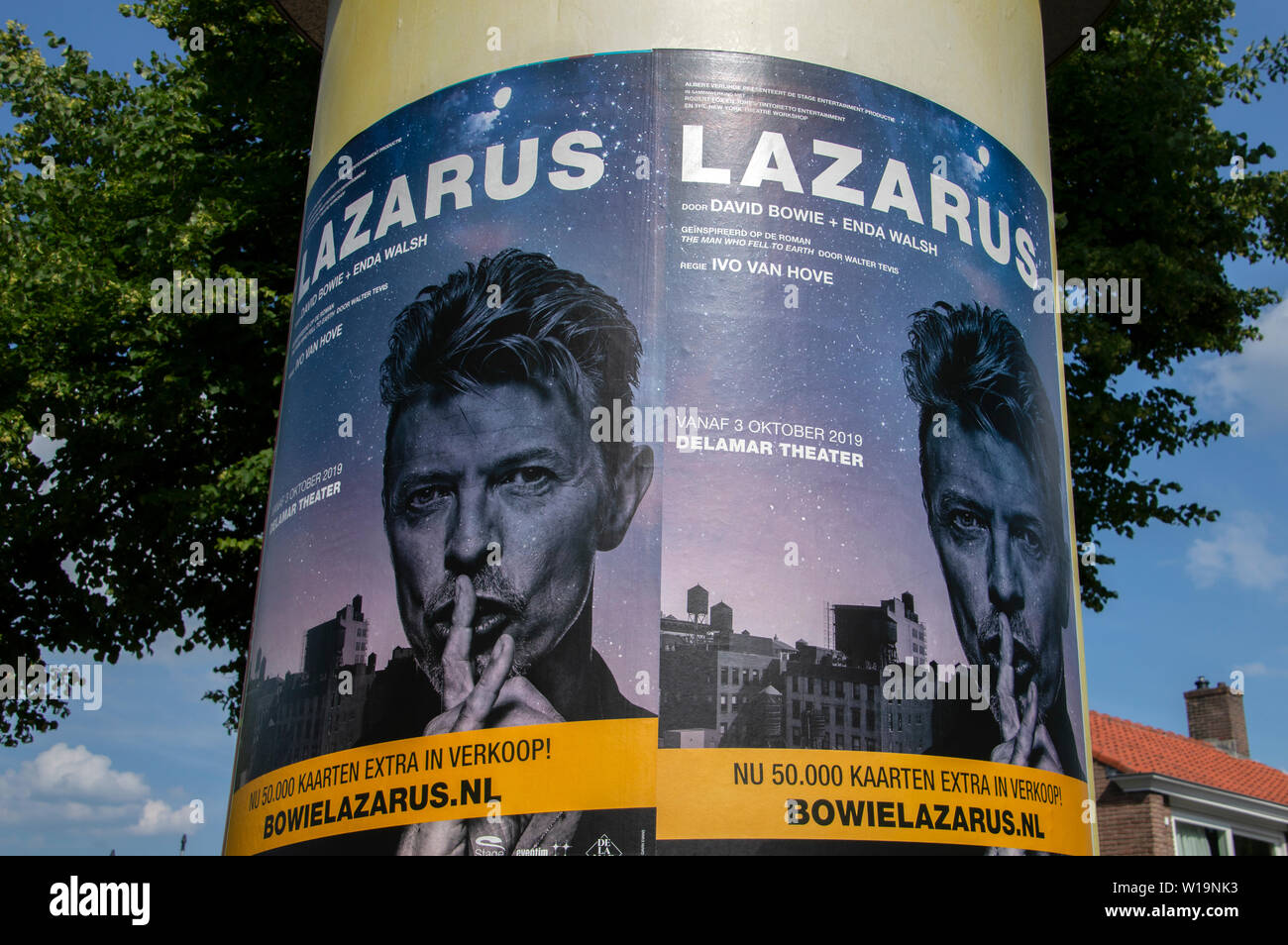 Billboard David Bowie Lazarus Musical At Amsterdam The Netherlands 2019 ...