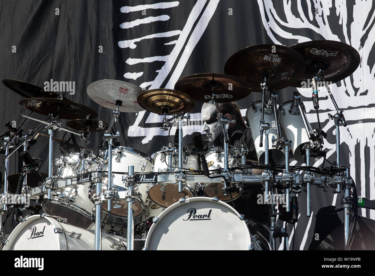 Oslo, Norway - June 27, 2019.The Polish heavy metal band Behemoth ...