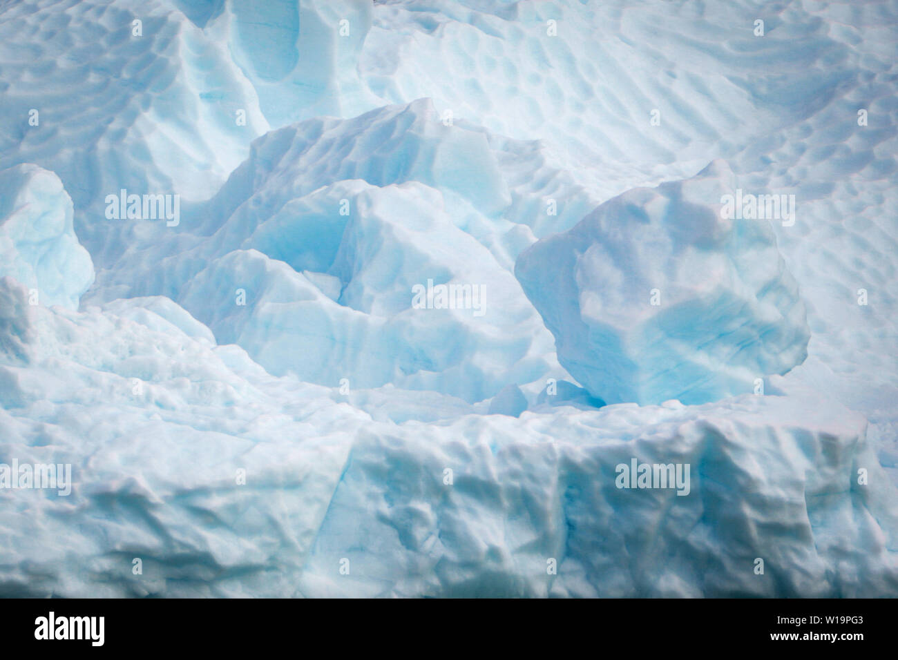 Melting ice from the world's fastest moving glacier, the Jakobshavn ...