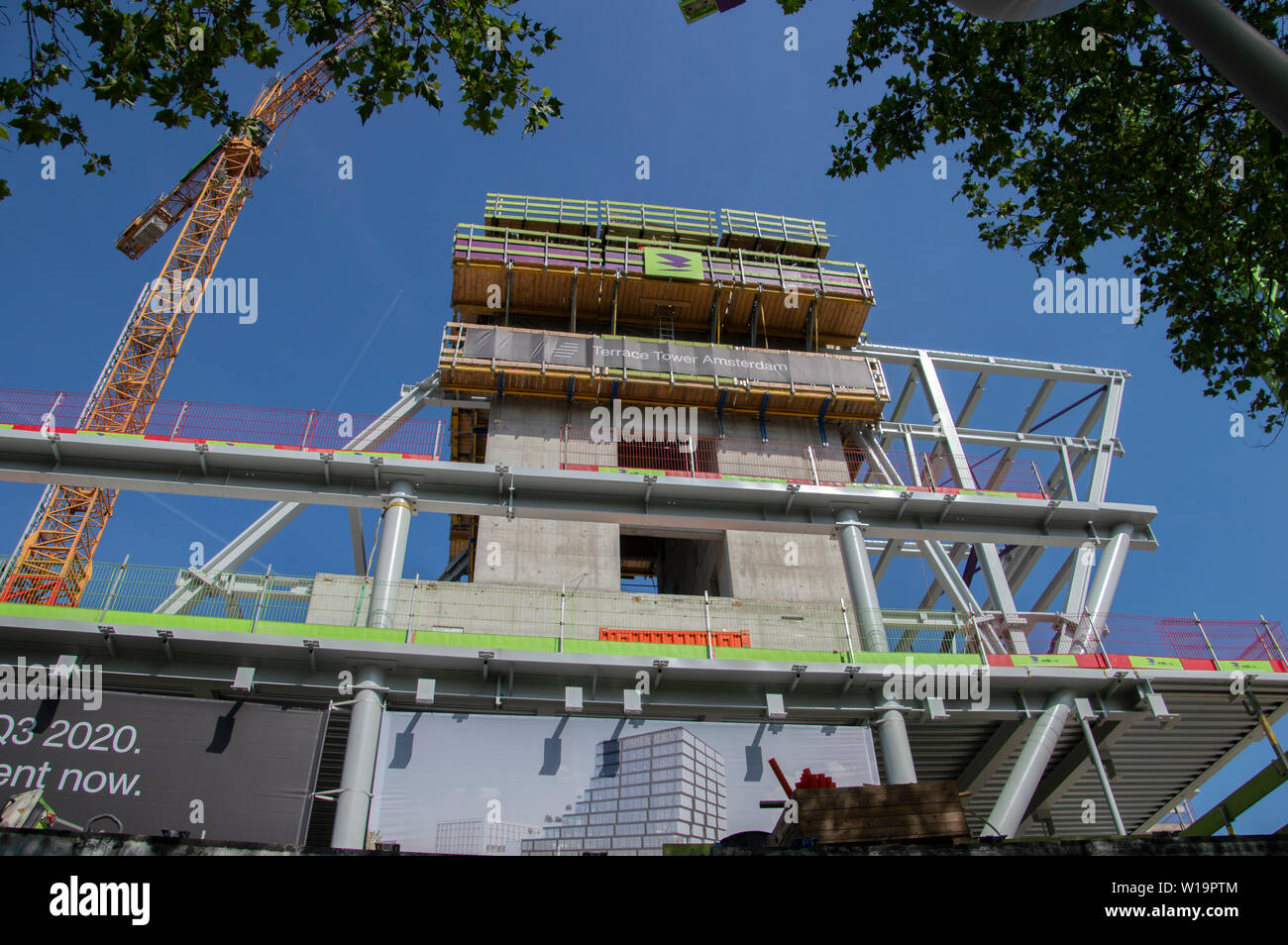 Building The Terrace Tower Building At Amsterdam The Netherlands 2019 ...