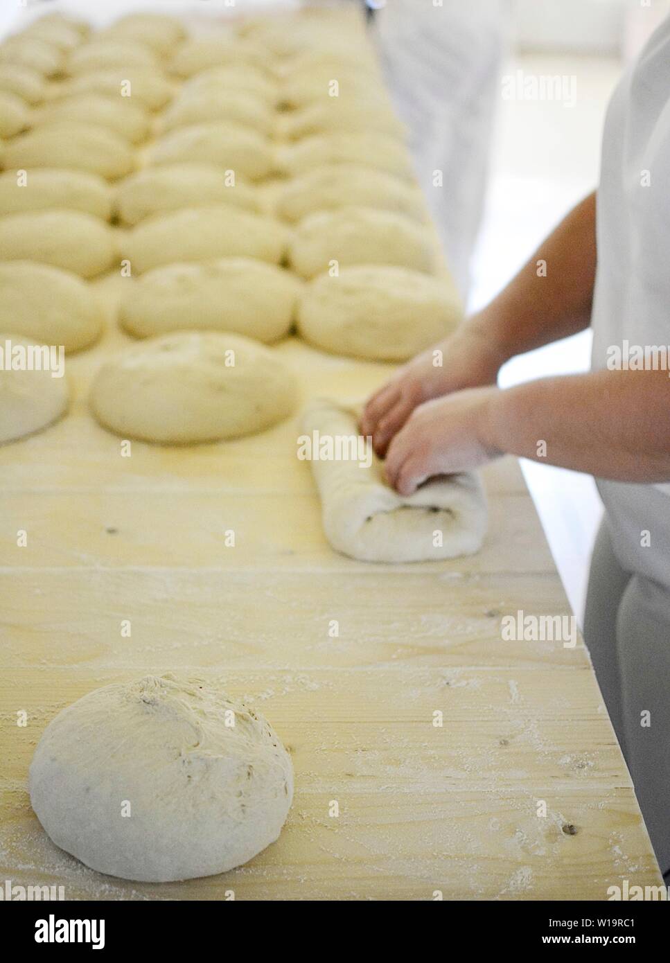 handmade bread from the fermented way Stock Photo - Alamy