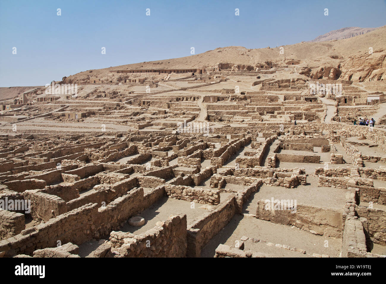 Ancient necropolis Valley of Artisans in Luxor, Egypt Stock Photo - Alamy
