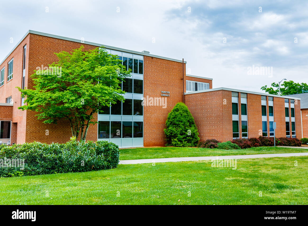 CULLOWHEE, NC, USA - MAY 4: Hunter Library on May 4 2019 at Western ...