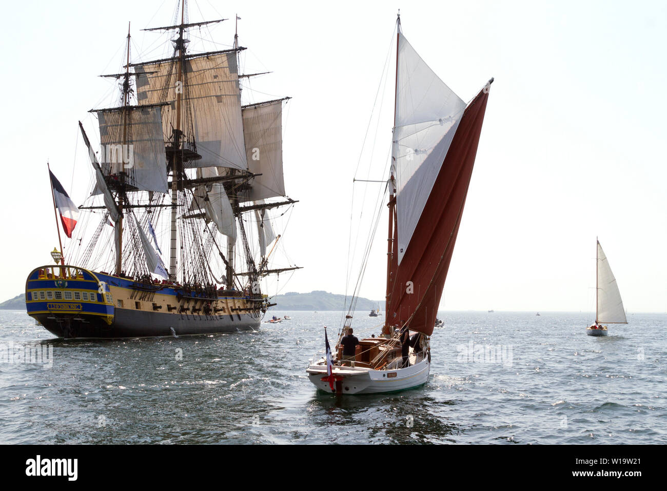 Port de brest ,Brittany ,France Stock Photo - Alamy