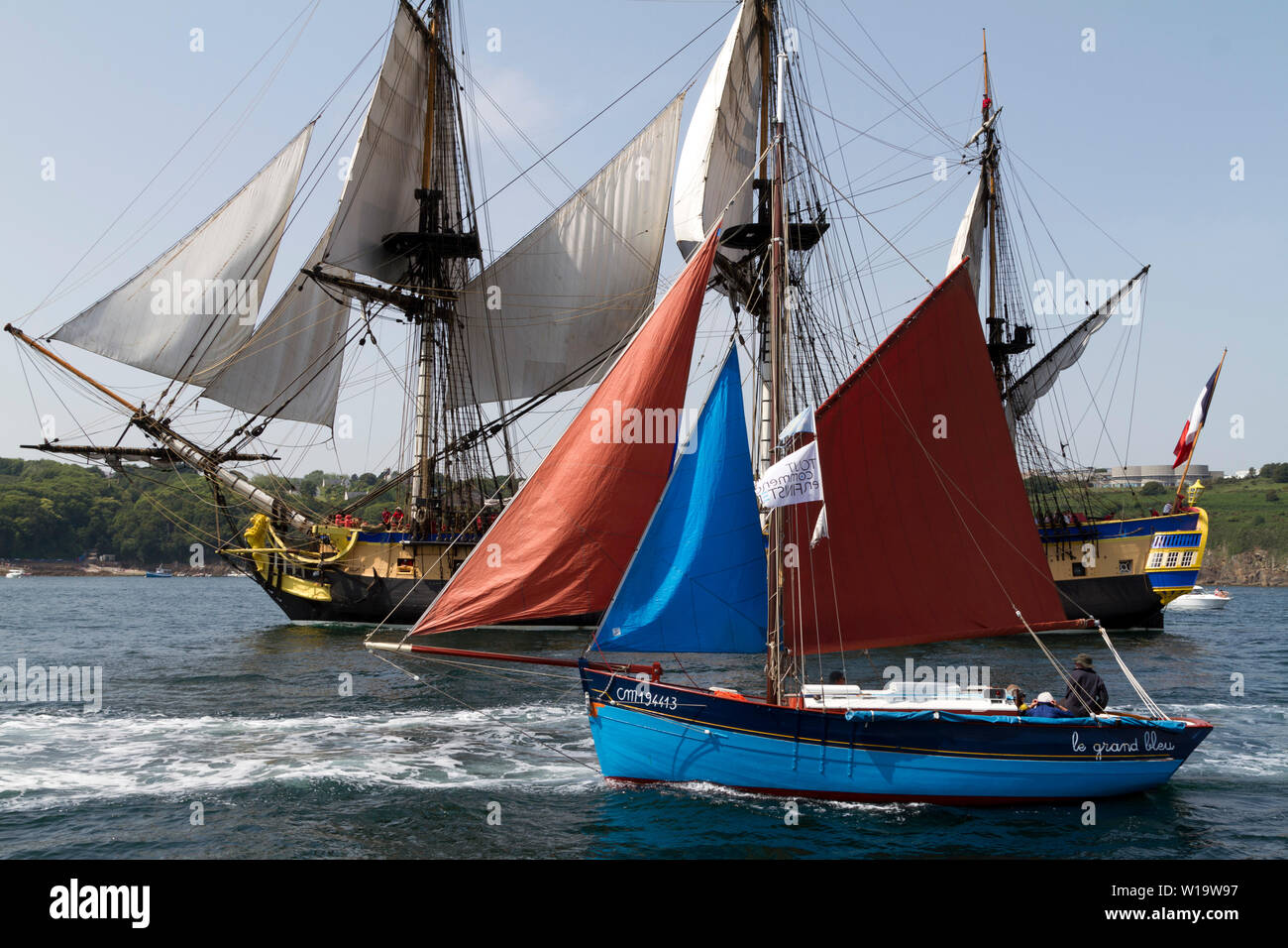 Port de brest ,Brittany ,France Stock Photo - Alamy
