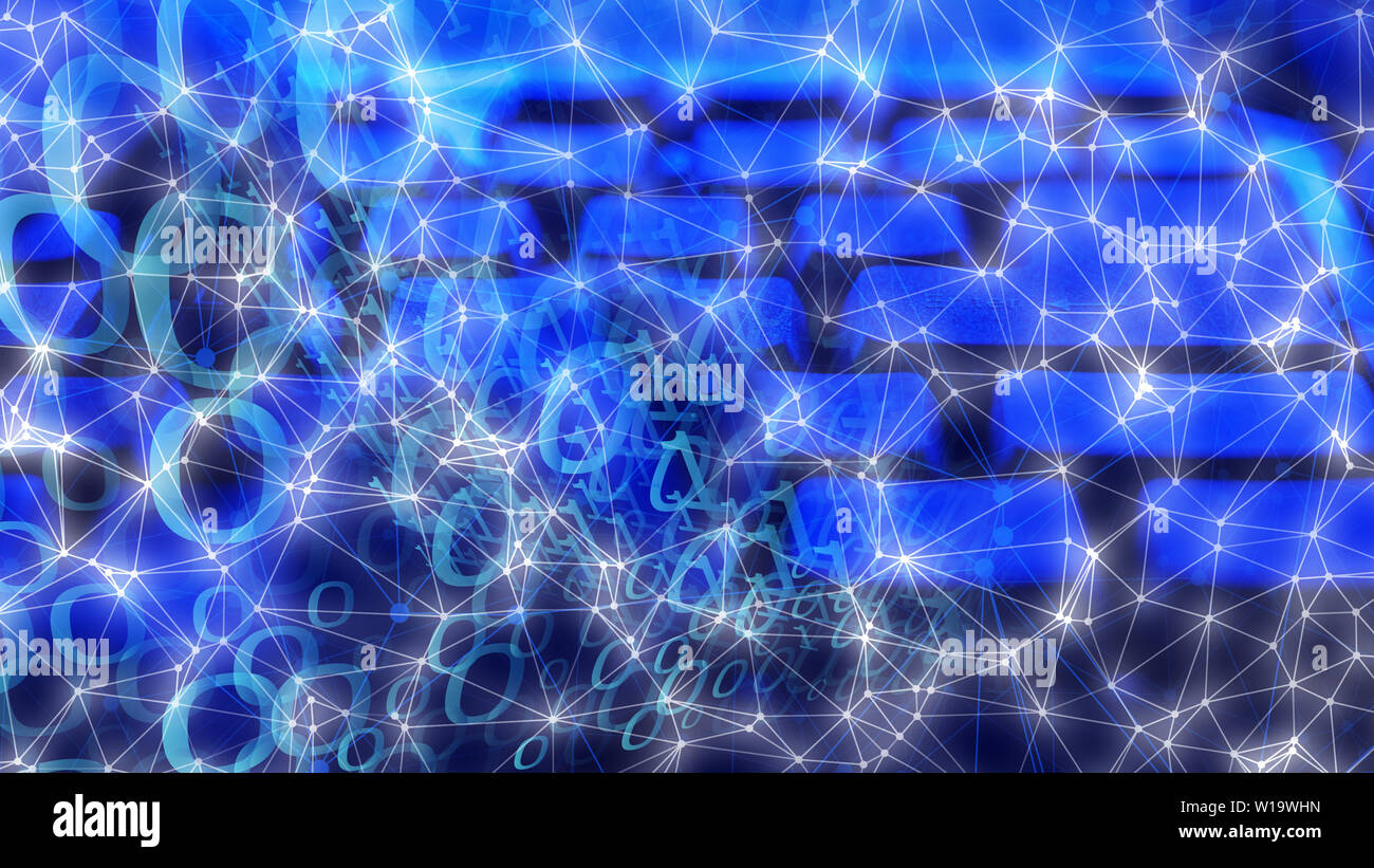 Cyber Security Office Science Algorithm Idea Triangle Shapes