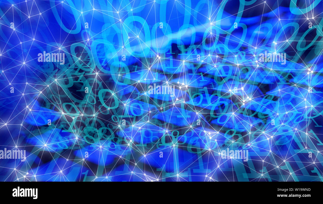 Abstract transformation digital wires hi-res stock photography and images - Alamy