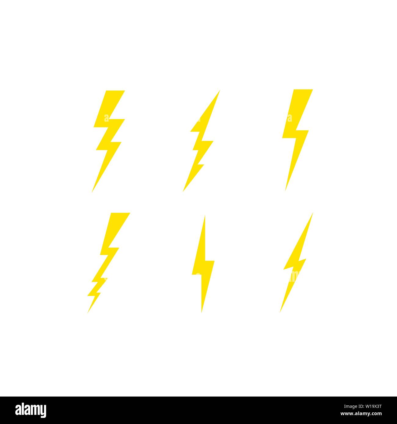 Thunderbolt symbol black and white hi-res stock photography and images ...