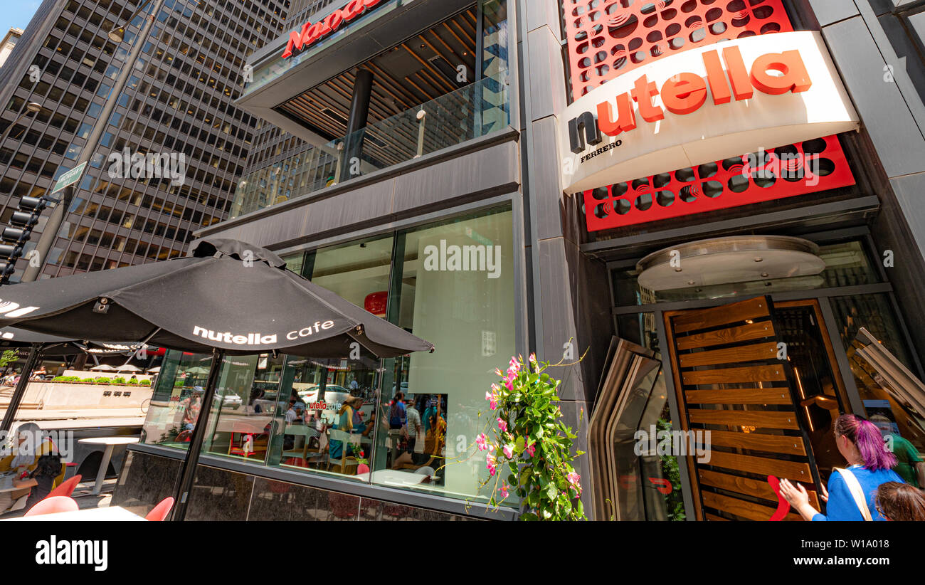 Chicago sunset cafe hi-res stock photography and images - Alamy