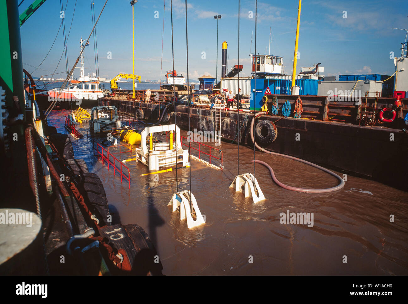 Subsea pipeline laying barge hi-res stock photography and images - Alamy