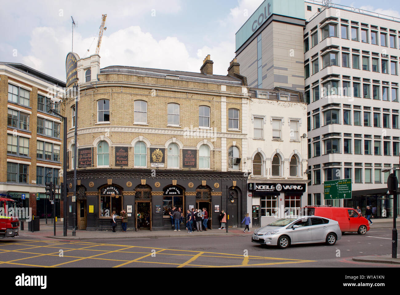 The Old Blue Last Pub in Hackney, London Stock Photo - Alamy