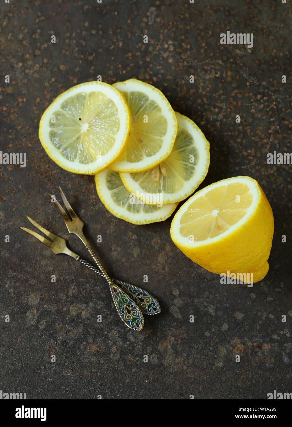 fresh natural organic fruit lemon Stock Photo - Alamy