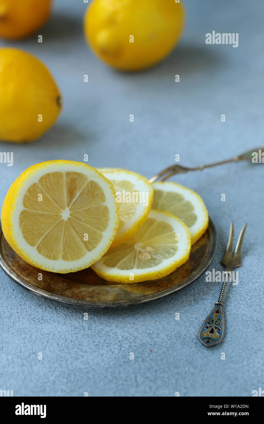 fresh natural organic fruit lemon Stock Photo - Alamy