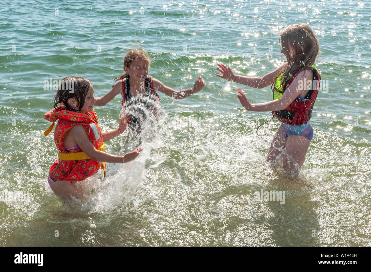 Baltimore, West Cork, Ireland. 1st July, 2019. As temperatures hit the ...