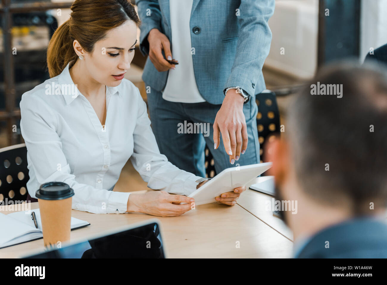 Coach pointing hi-res stock photography and images - Alamy