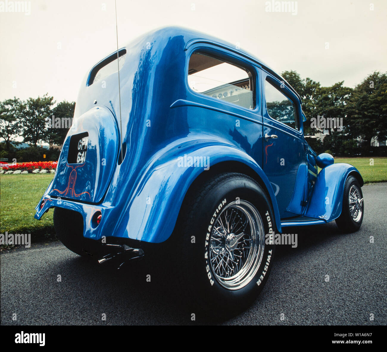 Customised Austin 7 Ruby Saloon Stock Photo - Alamy