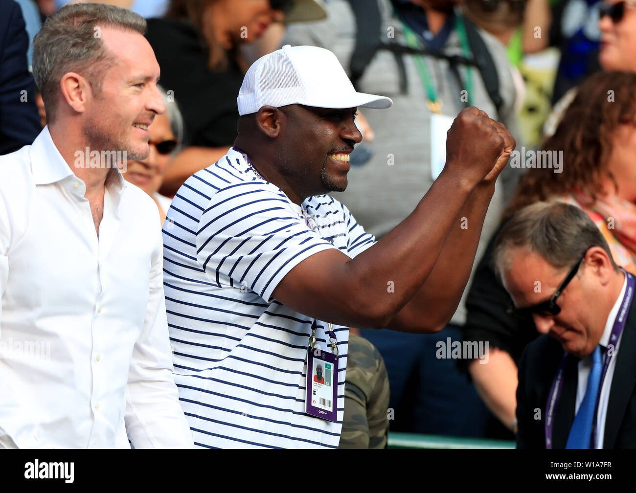 Corey Gauff, father of Cori Gauff celebrates his daughter's victory ...