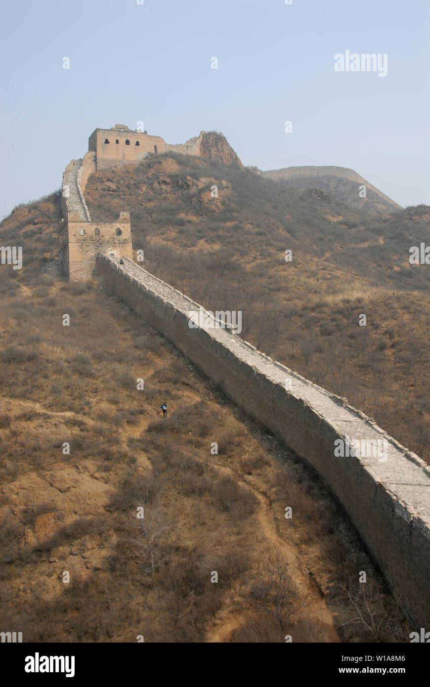 The Great Wall of China. This section of the Great Wall is Jinshanling ...